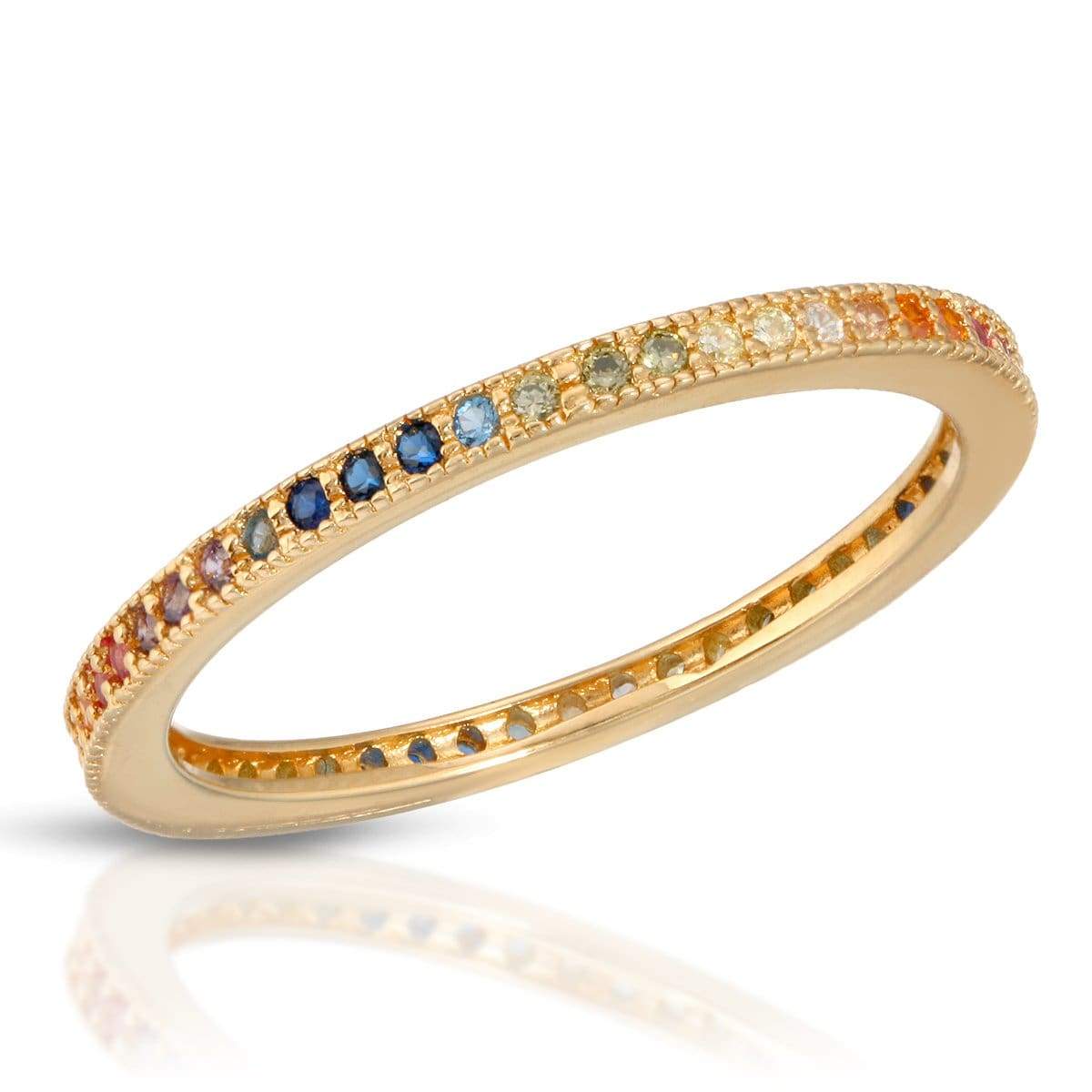 Rainbow Stackable Ring – The Treasured Accessory
